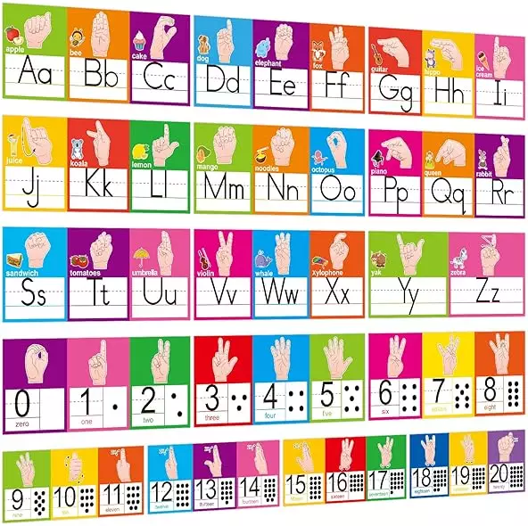 OUNENO Juego de líneas numéricas del alfabeto - Guatemala
